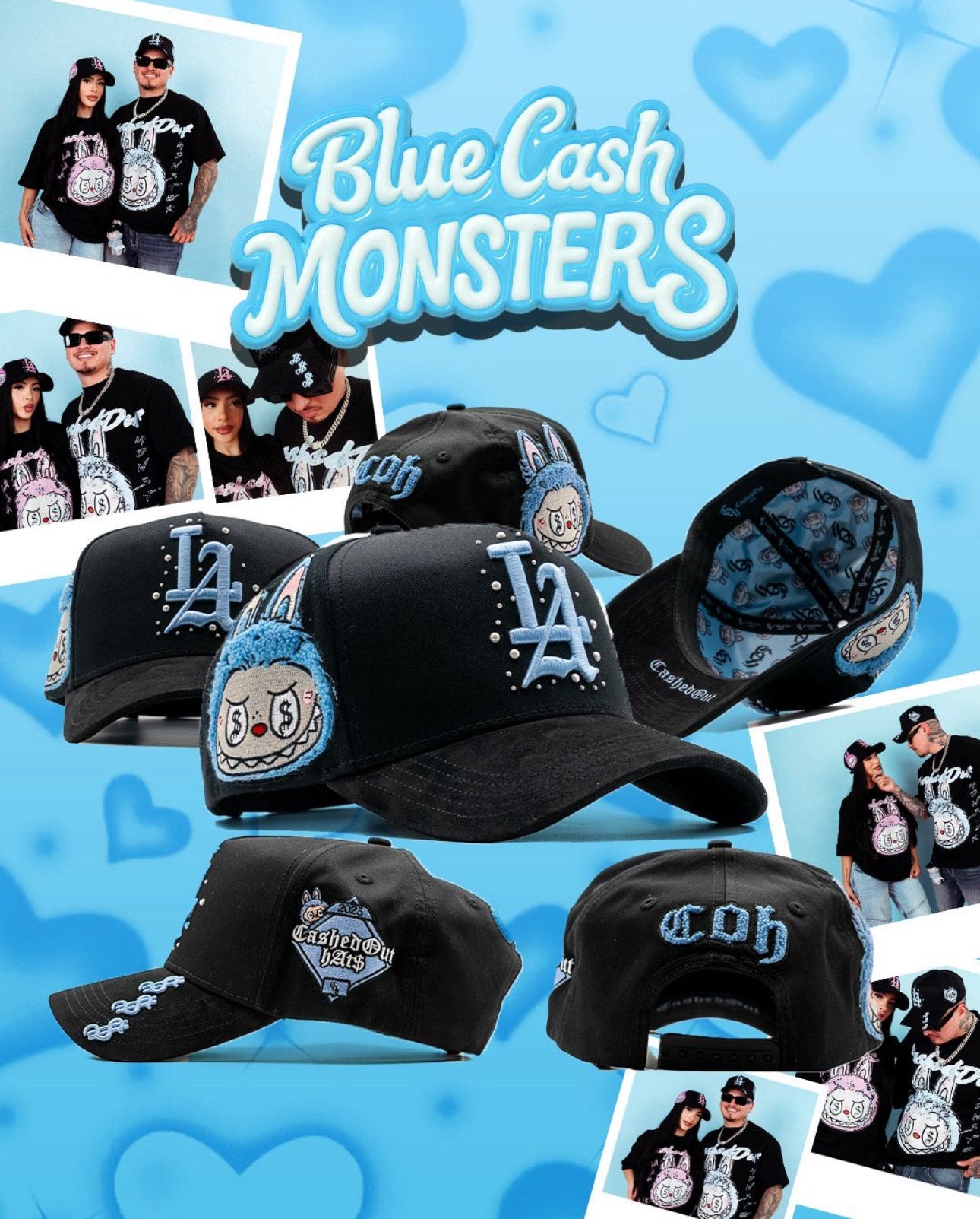 CASHED OUT - LABUBU BLUE – JT Hats